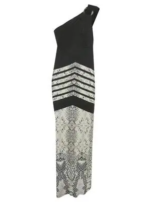 Roberto Cavalli One-shoulder Maxi Dress - Neutrals