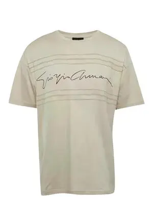 Giorgio Armani Logo-print T-shirt - Grey