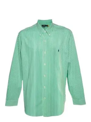Polo Ralph Lauren Custom-fit Striped Shirt - Green