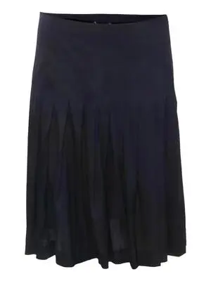 Theory Pleated Midi Skirt - Blue