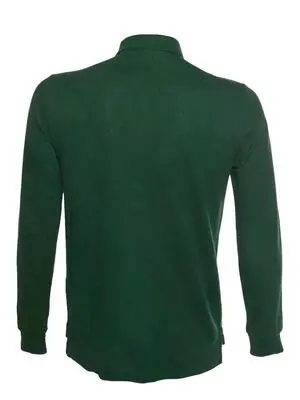 Polo Ralph Lauren Embroidered-logo Knit Polo Shirt - Green