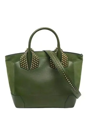 CHRISTIAN LOUBOUTIN Eloise Spiked Tote Bag - Green