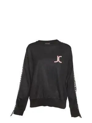 Just Cavalli Logo Patch Sweatshirt - Black