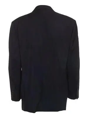 LANVIN Pinstripe Single-breasted Blazer - Blue