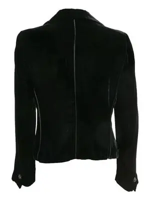 Giorgio Armani Single-breasted Jacket - Black