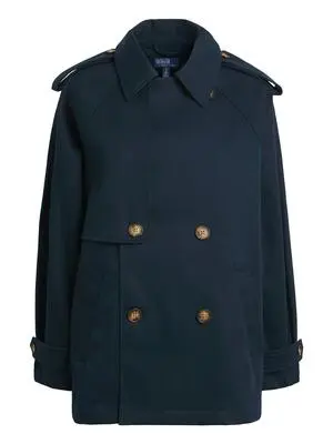 Polo Ralph Lauren Cotton Balloon Trench Coat - Navy
