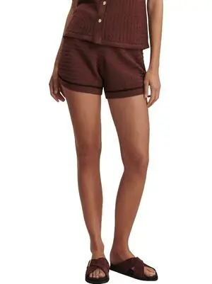 Varley Varley Pointelle Knit Shorts Ironwood