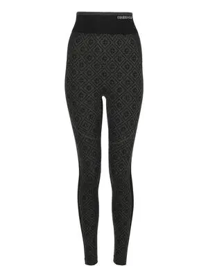 Casablanca Leggings Monogram Senza Cuciture - Charcoal