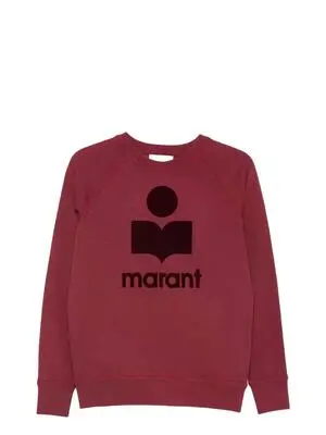 MARANT ETOILE Milly Logo-print Sweatshirt - Red