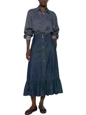 Maje Long-sleeve Shirt - Blue