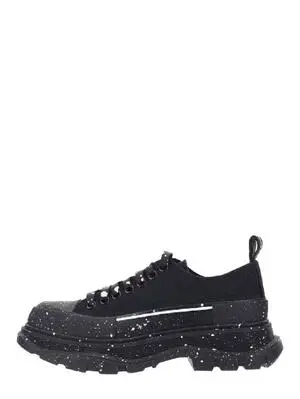 Alexander McQueen Tread Slick Lace Up Sneakers - Black