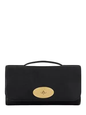 Mulberry Lily Vesta Nappa Leather Clutch - Black