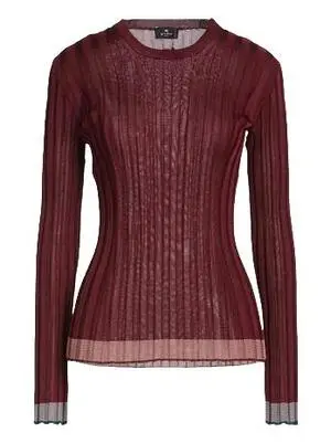 Etro Burgundy Viscose Sweater - Red