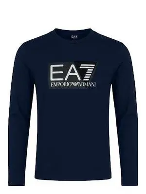 EA7 T-shirt Size Cotton, Elastane - Navy