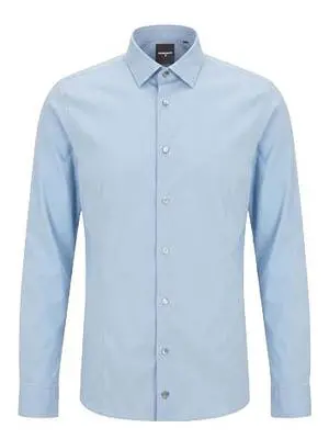 Patrizia Pepe Shirt Light Size Cotton, Polyamide, Elastane - Blue