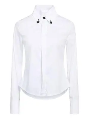 CARLA G. CARLA G. Cotton And Polyamide Button-Down Shirt