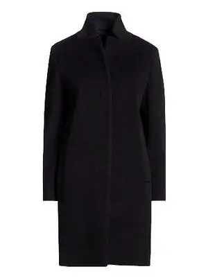 Cinzia Rocca Wool, Polyamide, And Cashmere Coat - Black