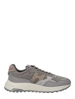 Hogan Suede Leather Low-top Sneakers - Grey