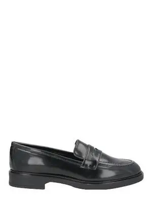 NILA & NILA Synthetic Material Penny Loafers - Black