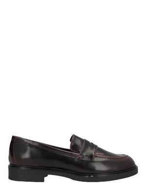 NILA & NILA Synthetic Leather Penny Loafers - Red
