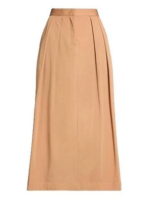 Fabiana Filippi Cotton Stretch Midi Skirt - Beige