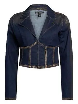 True Religion Cotton, Polyester, Viscose, Elastane Top - Blue