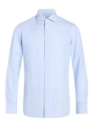LUIGI BORRELLI NAPOLI Shirt Light Size Cotton - Blue