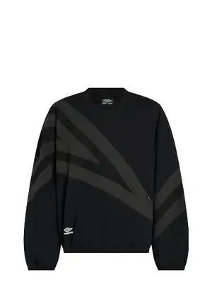 UMBRO Cotton And Nylon Blend Long Sleeve Crewneck T-shirt - Black