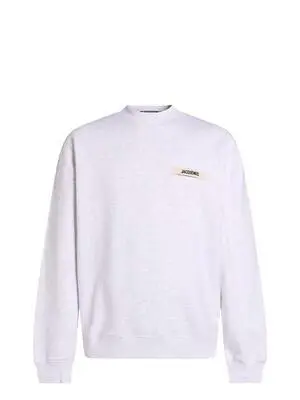 Jacquemus Cotton Crewneck Sweatshirt - Grey