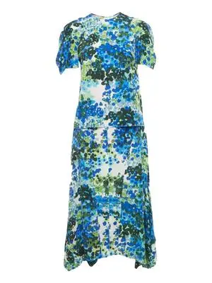 Stella McCartney Naya Floral-print Maxi Skirt Set - Blue