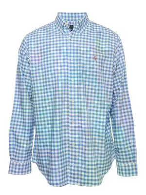 Polo Ralph Lauren Gingham-check Shirt - Blue