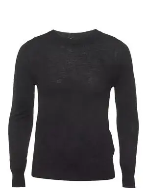 Valentino Garavani Wool Long Sleeve Sweater - Black