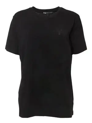 Y3 Logo Print T-shirt - Black