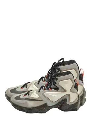 Nike Lebron Panelled Lace-up Sneakers - Grey