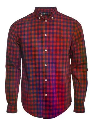 Ralph Lauren Plaid Button-down Shirt - Red
