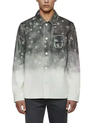 LOUIS VUITTON Monogram Denim Jacket - Grey