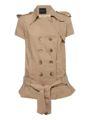 DATT Soleil Double-breasted Jacket - Neutrals