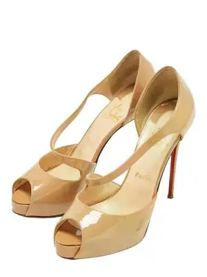 CHRISTIAN LOUBOUTIN Peep-toe Pumps - Neutrals