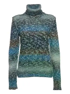 Dolce & Gabbana Roll Neck Long Sleeve Sweater - Blue