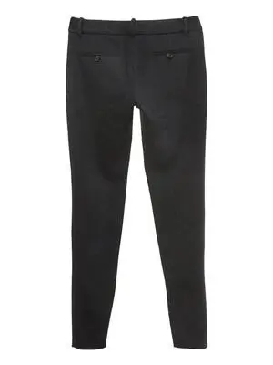 Gucci Wool Blend Straight-fit Trousers - Grey