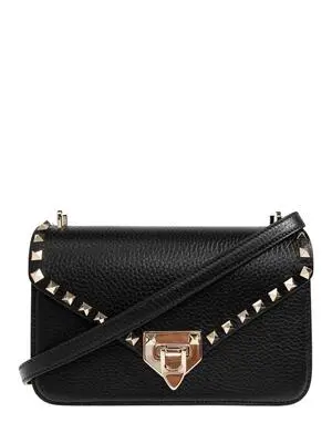 Valentino Garavani Leather Bag With Studs - Black
