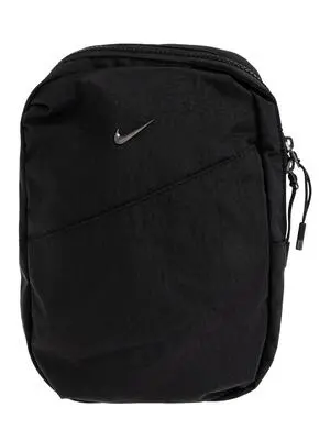 Nike Logo Crossbody Bag With Adjustable Strap - Black