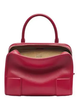 Loewe Loewe Amazona 180 Small Leather Top Handle Bag Red