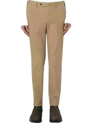 PT TORINO Straight-leg Cotton Chinos - Neutrals