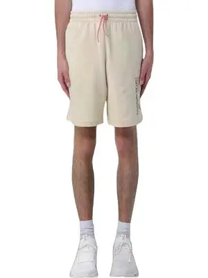 EA7 Emporio Logo Print Drawstring Shorts - Neutrals