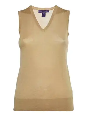 RALPH LAUREN Ralph Lauren Vintage Purple Label V-Neck Vest