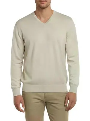 Loro Piana Cashmere V-neck Sweater - Neutrals
