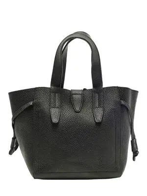 Furla Mini Net Leather Tote Bag - Black