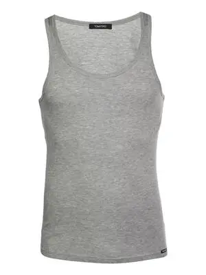 TOM FORD Rib-knit Tank Top - Grey