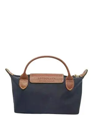 Longchamp Le Pliage Handle Pouch - Blue